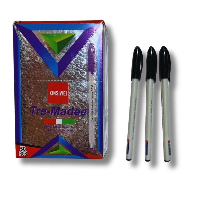 Pluma Tre-Madee con tapón negra
