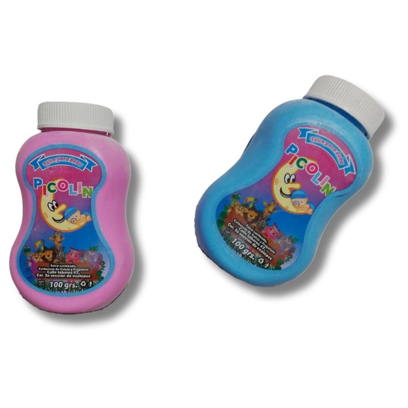 Talco mini Picolin 100g - cuidado para la piel en cualquier lugar